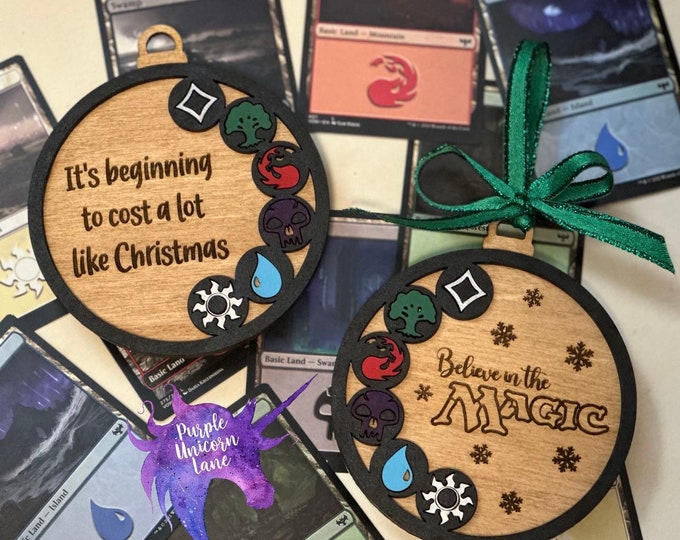 Card Display Ornament | Mtg Fans | RPG | TTRPG | Magic the Gathering ...