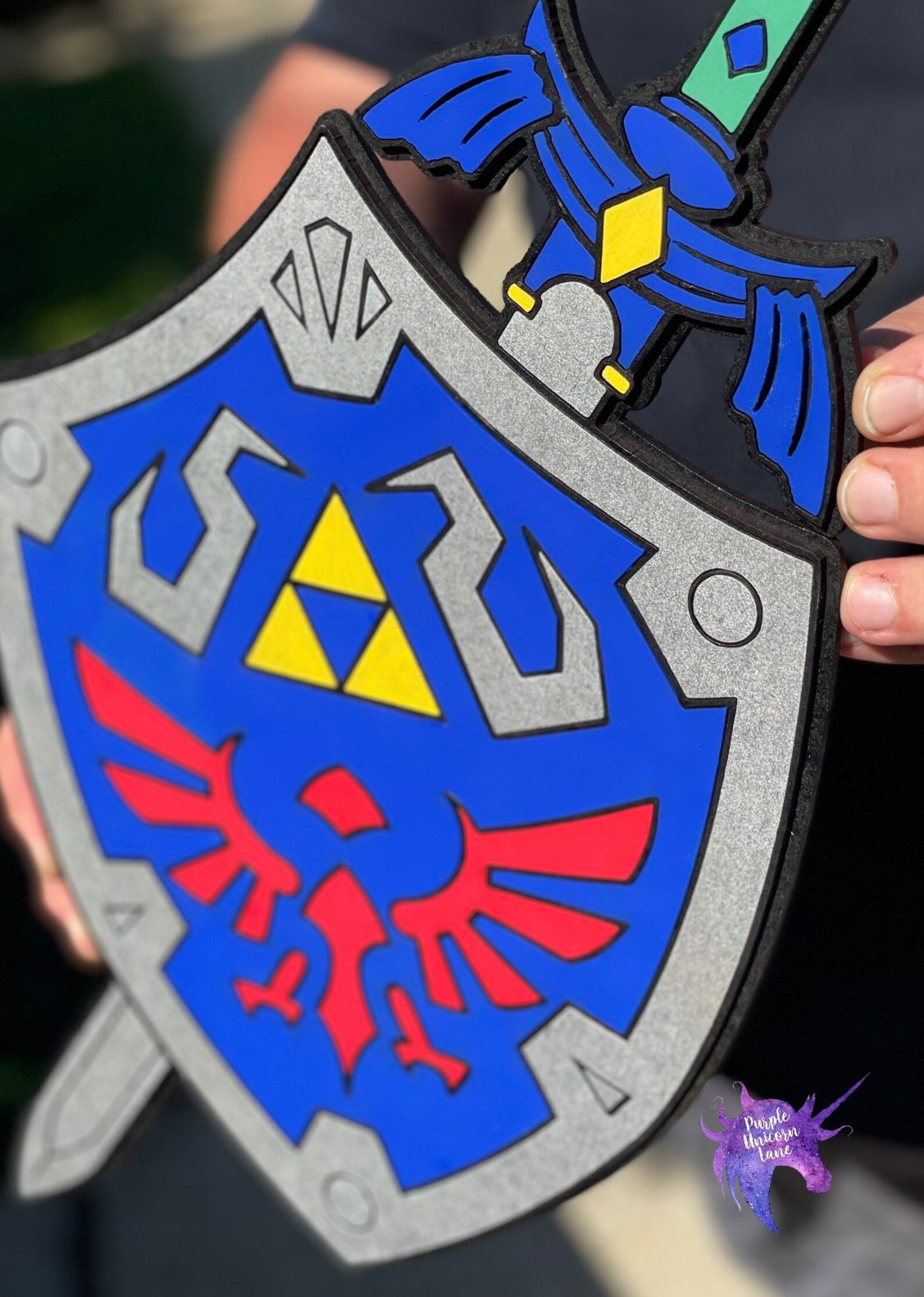 Master Sword and Shield Art I Link Sword and Shield I Laser Cut Sign - Etsy