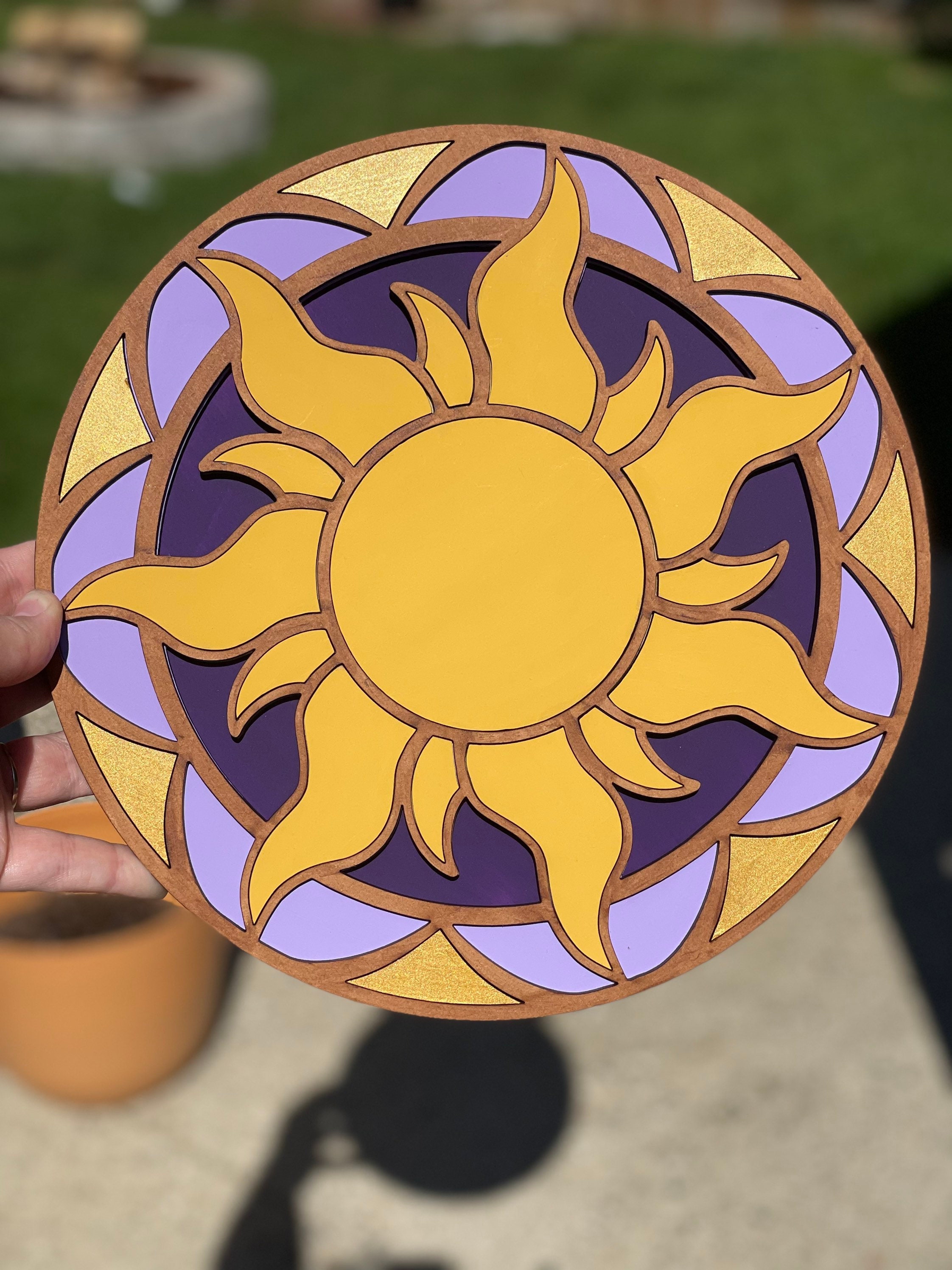 Tangled Sun Painting