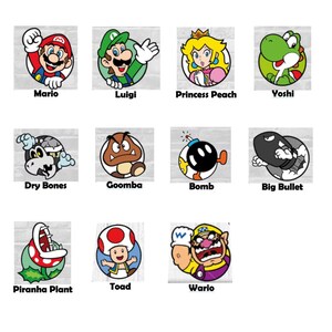 Nintendo Character Signs I Super Mario Sign I Laser Cut Sign - Etsy