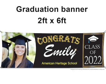 Senior GRADUATION YARD SIGN 2022 Graduation Gift for Her Class - Etsy