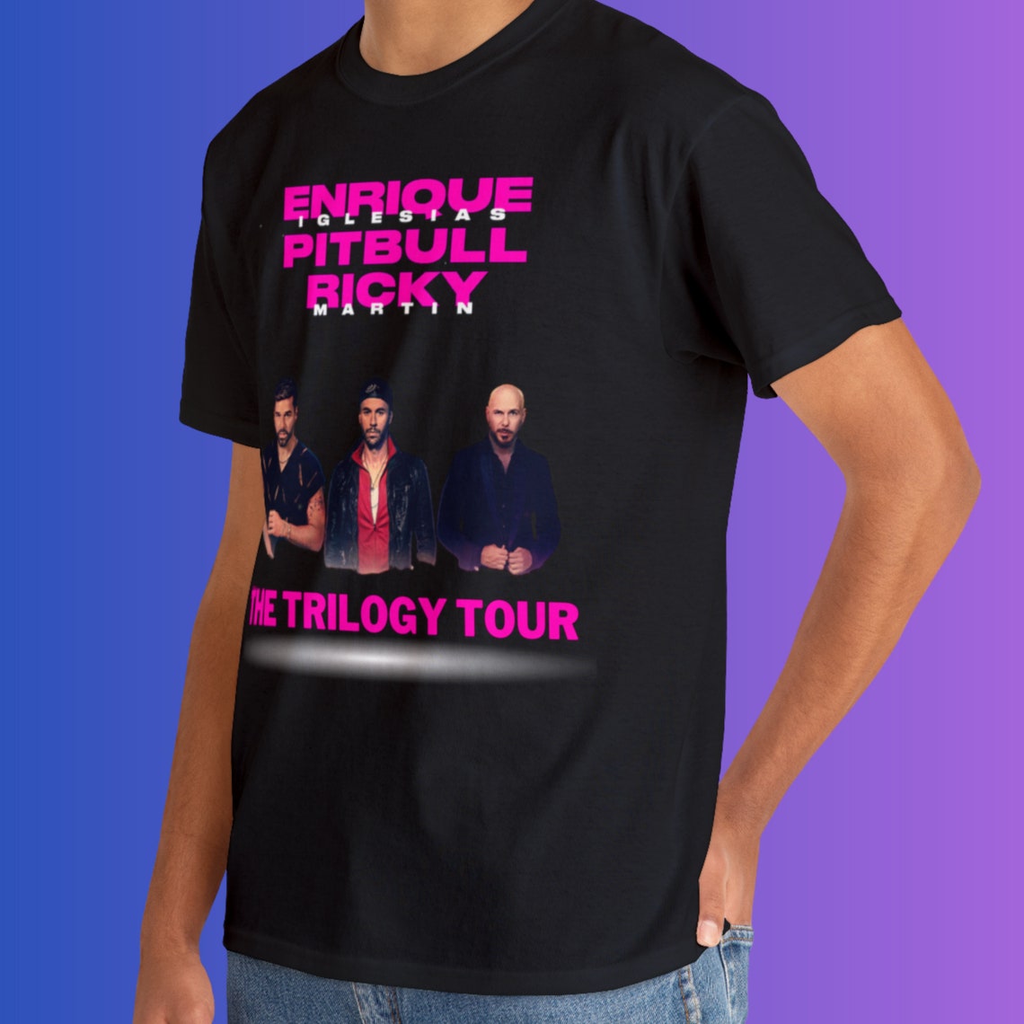 Trilogy Tour Tshirt Enrique Iglesias Ricky Martin Pitbull Concert ...