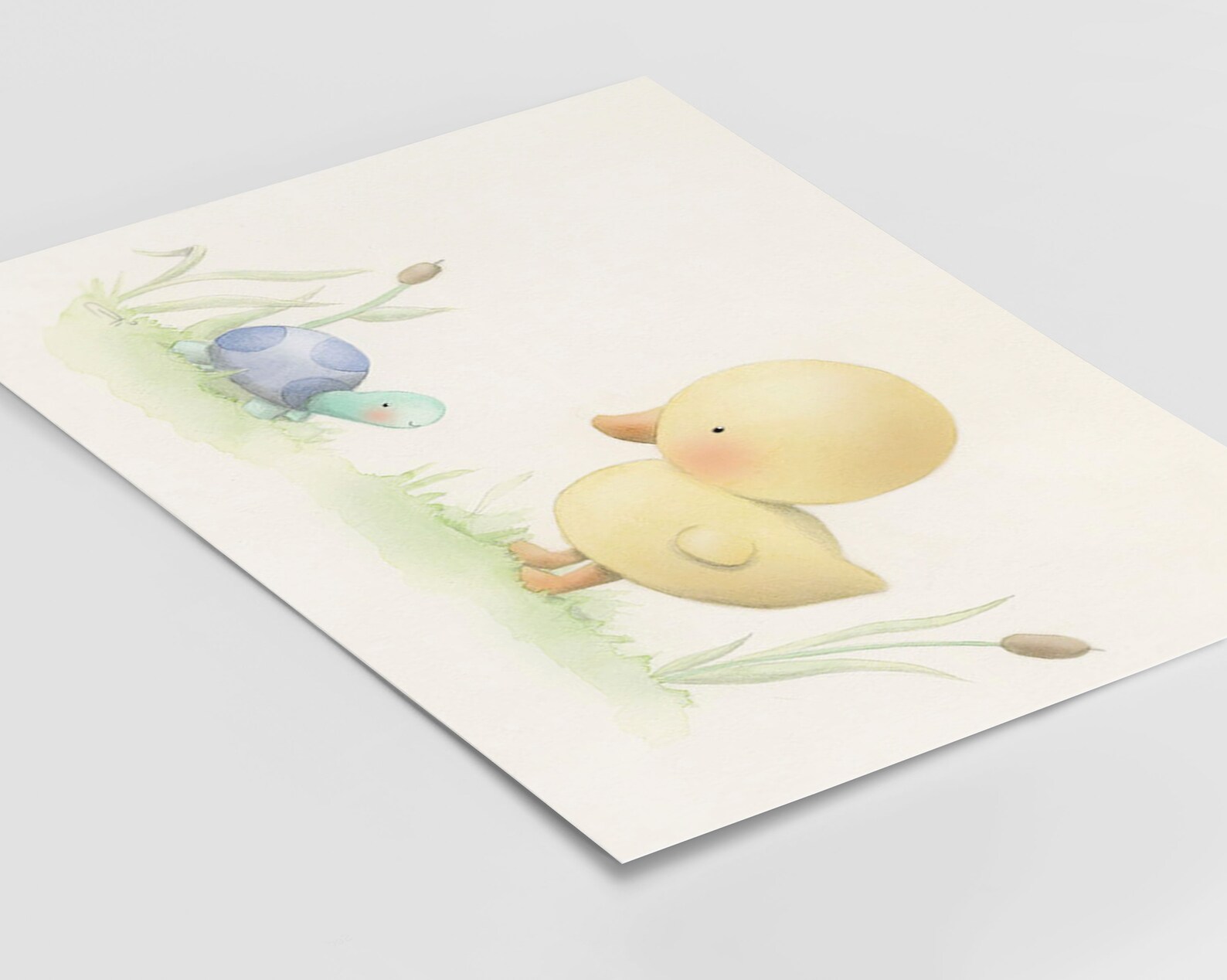 Duckling Nursery Art, Cute Duck Print, Farm Animal Nursery Wall Art ...