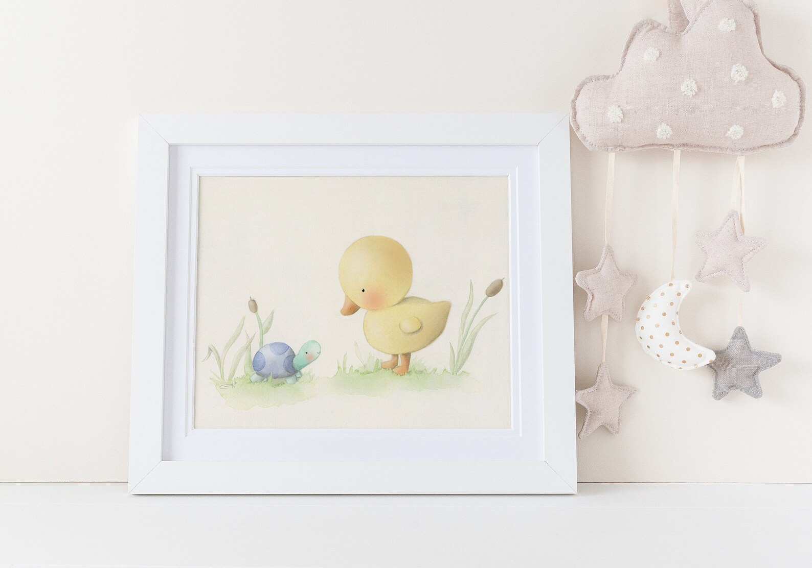 Duckling Nursery Art, Cute Duck Print, Farm Animal Nursery Wall Art ...