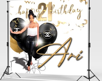 21st Birthday Backdrop | Etsy
