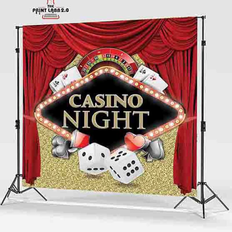 Casino Backdrop - Etsy