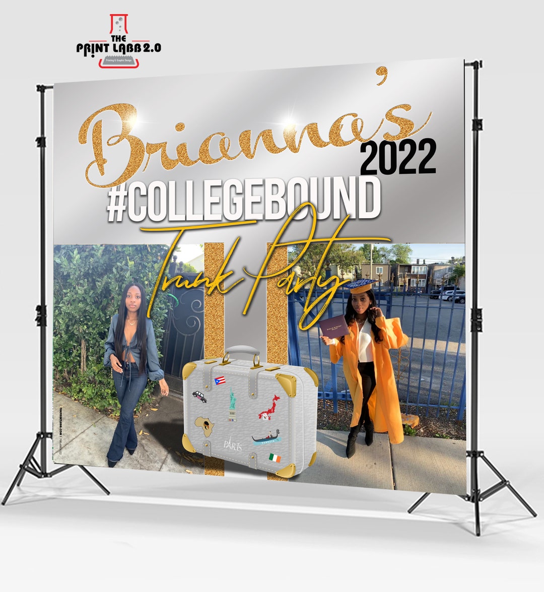 Trunk Party Backdrop 2 - Background - Custom - Step and Repeat ...