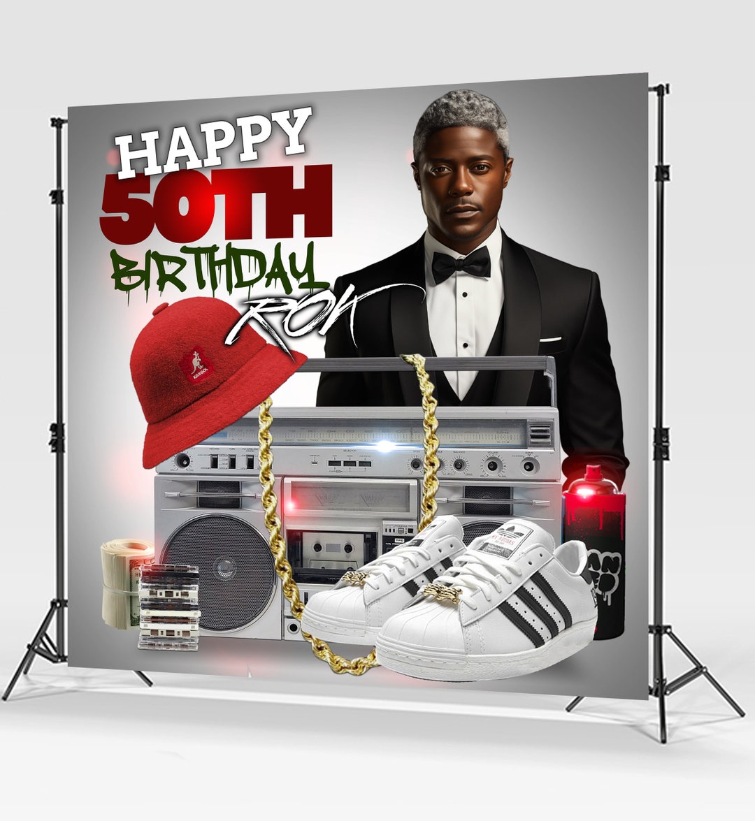 Photo Backdrop - Background - Custom - Step and Repeat - Hip Hop - Old ...