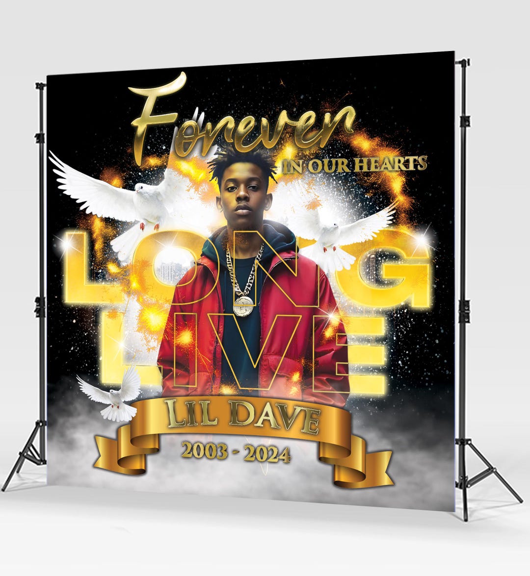 Memorial Backdrop - Long Live - Banner - Floor Wrap - Custom - Step ...