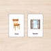 Germany Flashcard Montessori – Printable Living Room Household Item ...