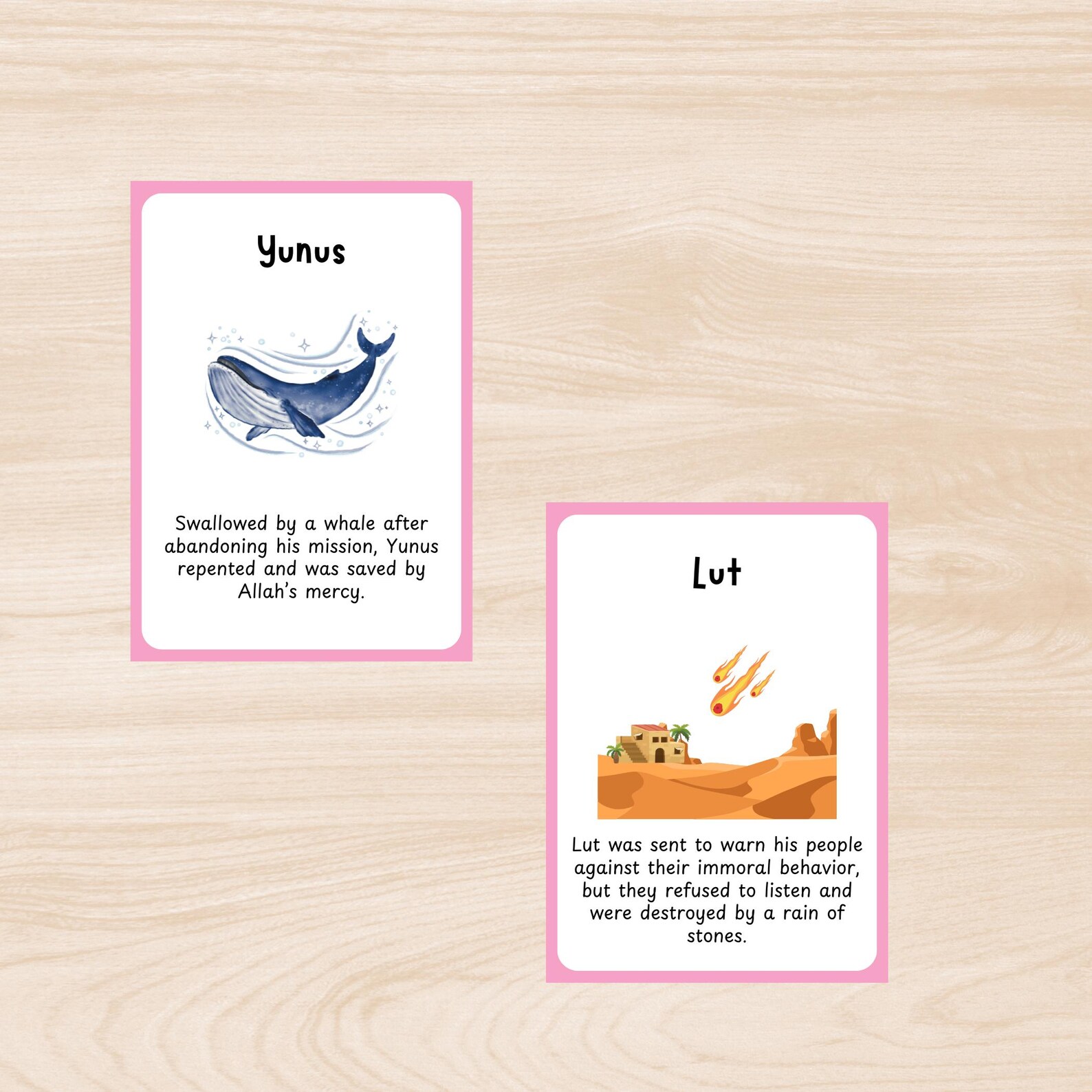 25 Prophets Name for Kids in the Quran Islamic Learning Prophets ...