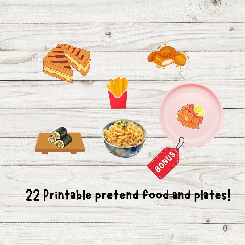 Printable Pretend Play Restaurant Menu for Kids | Fun Dramatic Play ...