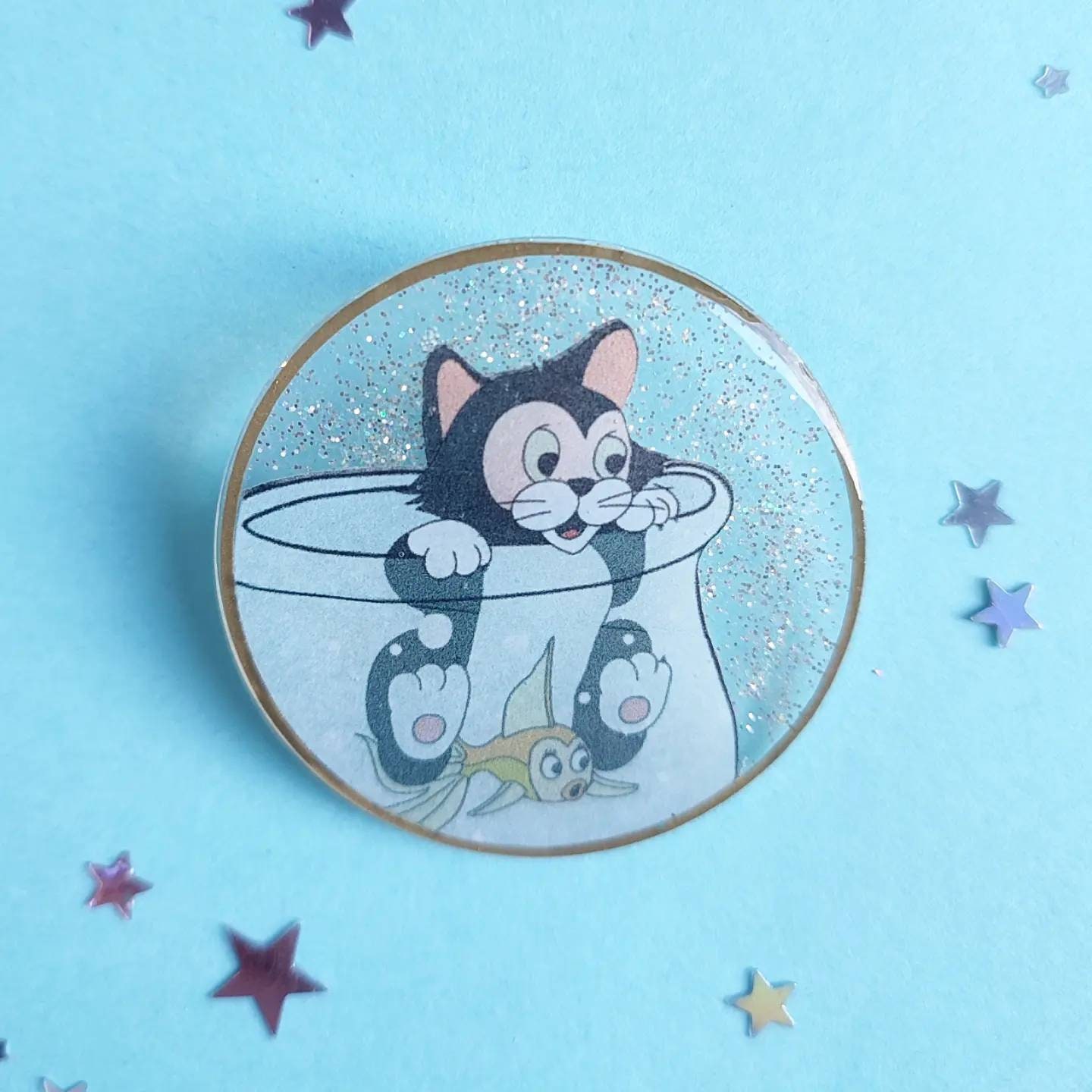 Pin's Figaro and Cleo - Etsy UK