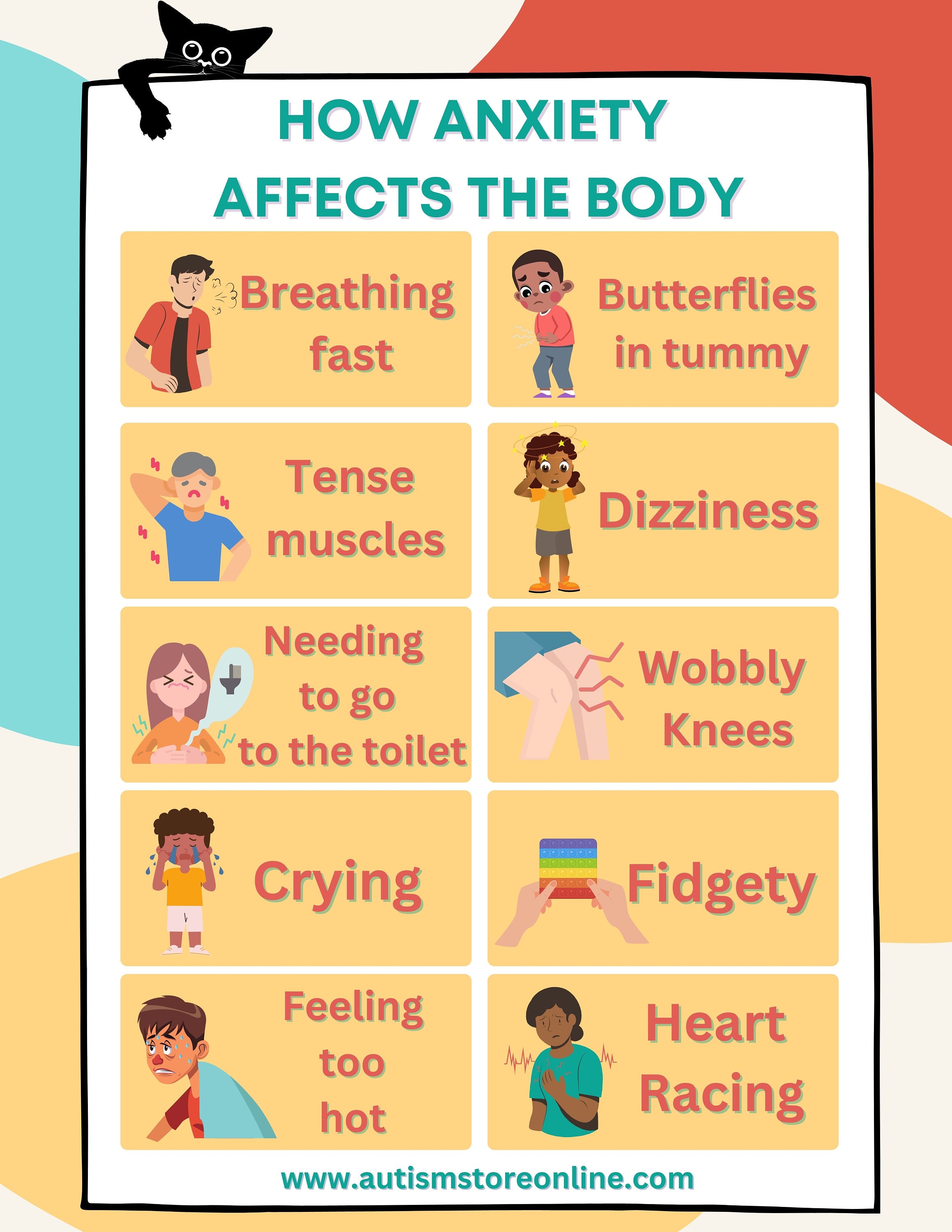 The Worry Scale, Anxiety, Anxious Child, Anxious Kid, Teaching Anxiety ...