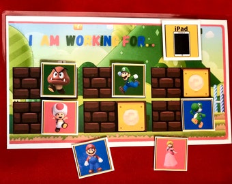 Mario Token Board - Etsy