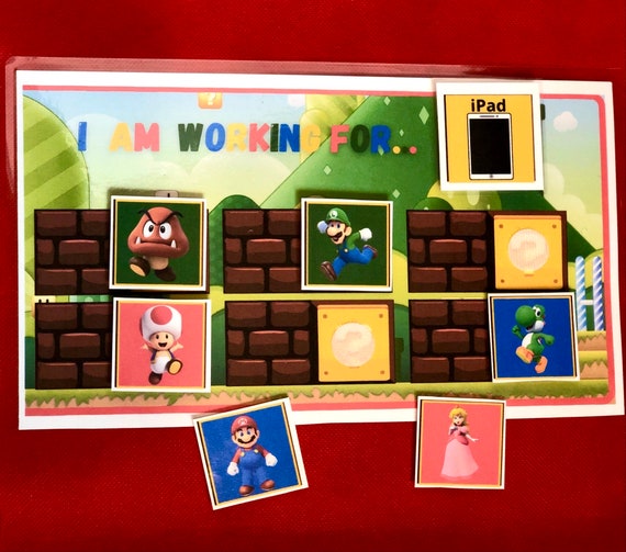 Token Board Token Chart Mario Token Economy ABA Autism | Etsy
