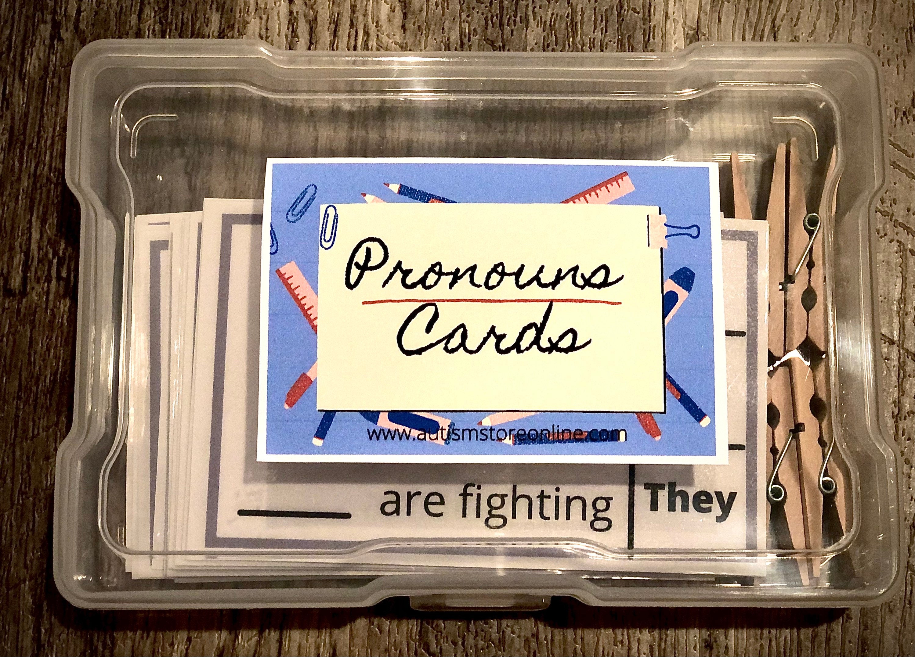 Pronouns Box, Nouns Box, Speech, Autism, ABA, Autism Activities, BCBA ...