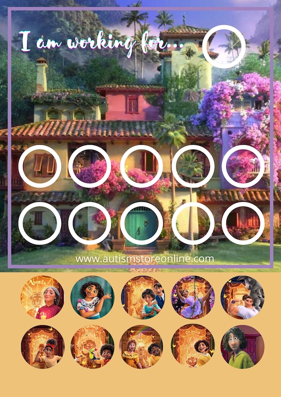 Encanto Token Board / Token Economy / Token Chart / Positive | Etsy