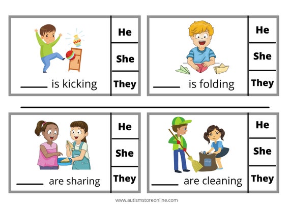 Pronoun Picture Cards