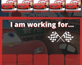 Cars Token Board - Etsy