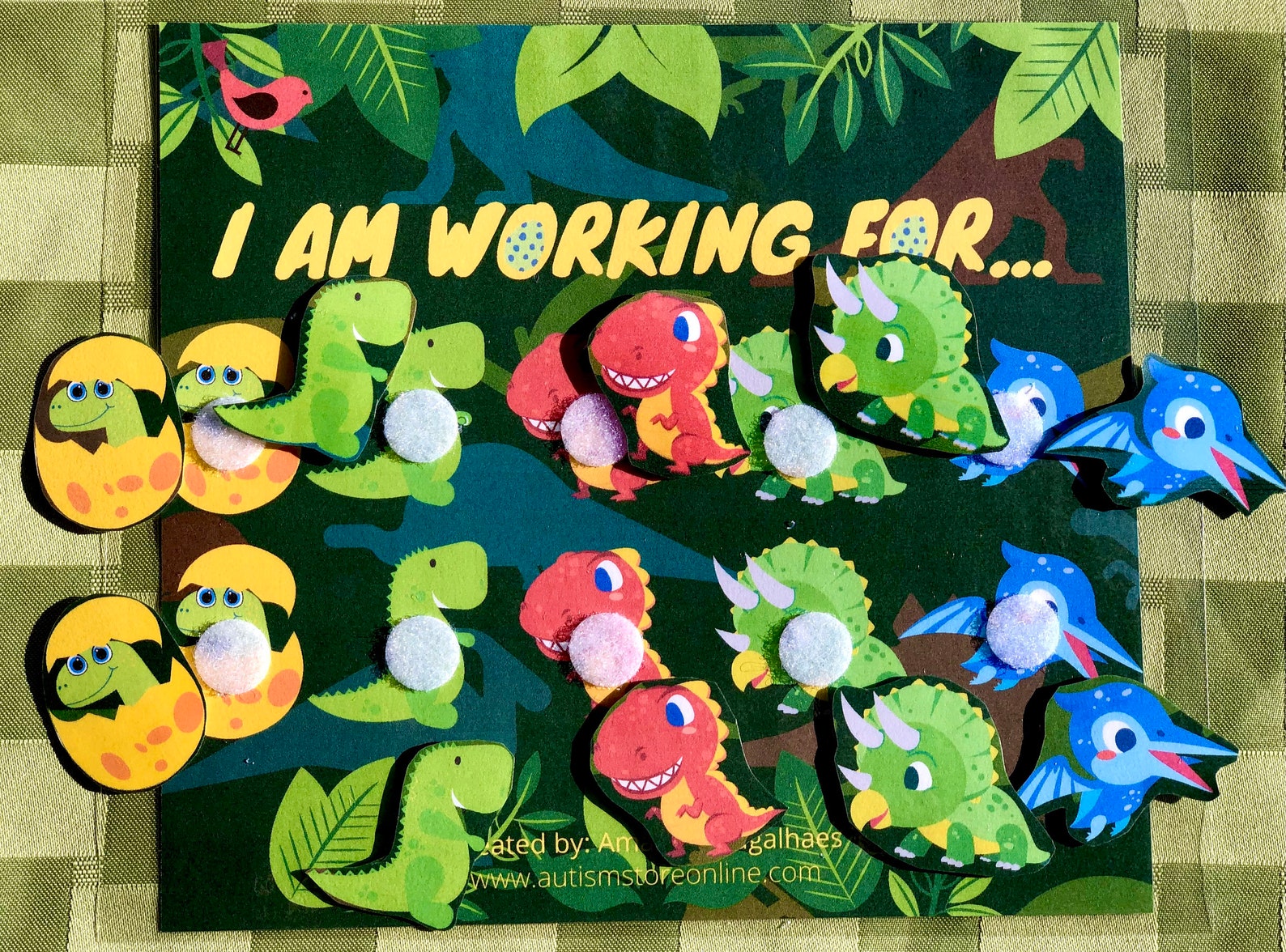 Token Reward Chart, Token Board, Dinosaur Token Board, Rewards, Token ...