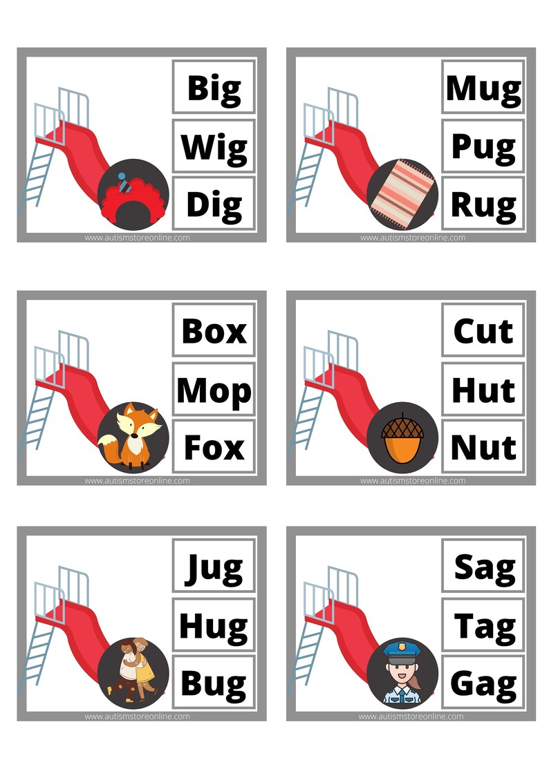 CVC Words, CVC Words Activities, Read and Mark, Reading, Kinder, SPED ...