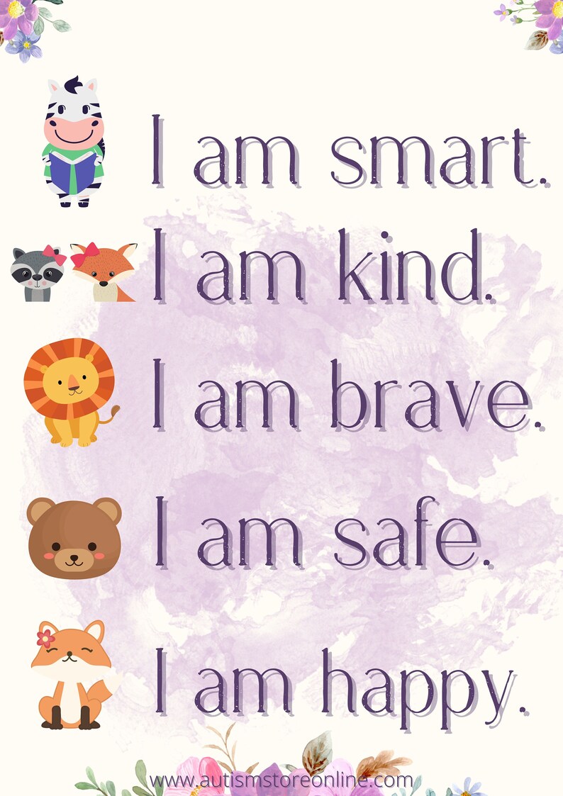 Classroom Decoration, Positive Affirmations, Kids Decor, Autism, SPED ...