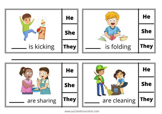 Pronoun Activity For Speech Therapy Pronoun Patty