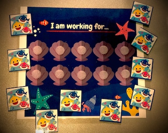 Token Reward Chart / Token Board / Rewards / Token System ...