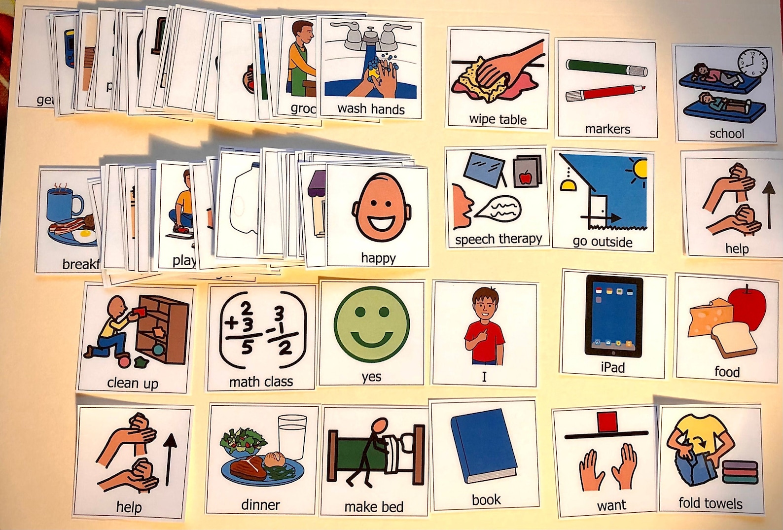 PECS Visuals, Laminated, Non Verbal, Apraxia, Autism, Autistic ...