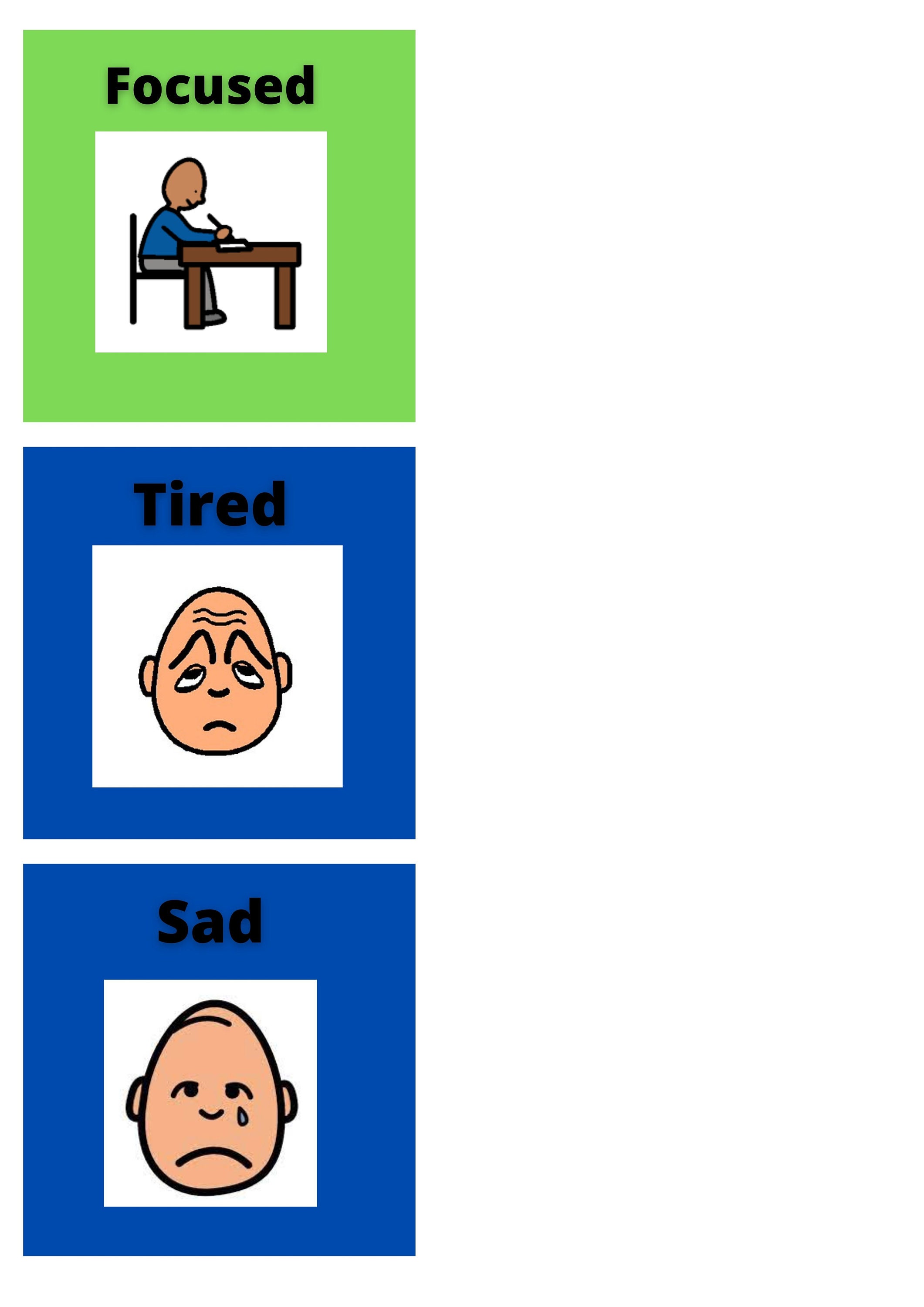 Emotions Check-in, PECS, Zones of Regulation, Autism, Apraxia, SPED - Etsy