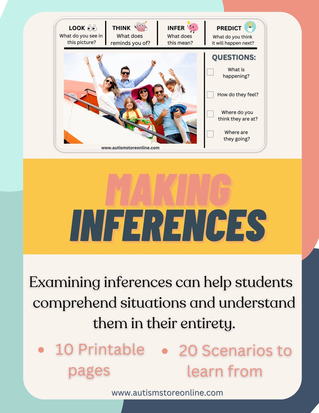 Inference Cards, Inferencing, Making Inference, Writing, Reading, SPED ...