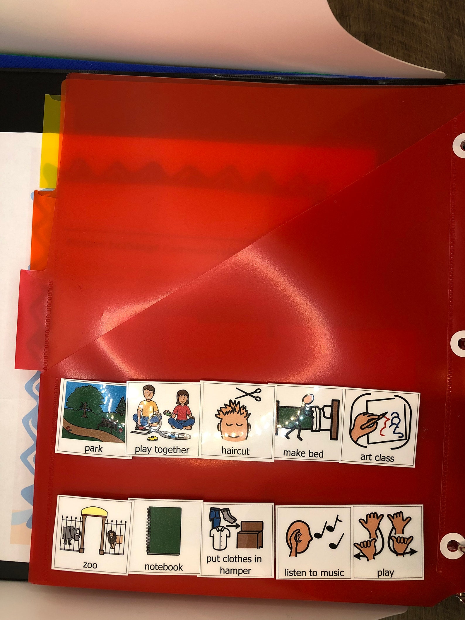 PECS Communication Binder PECS Visual Communication Etsy