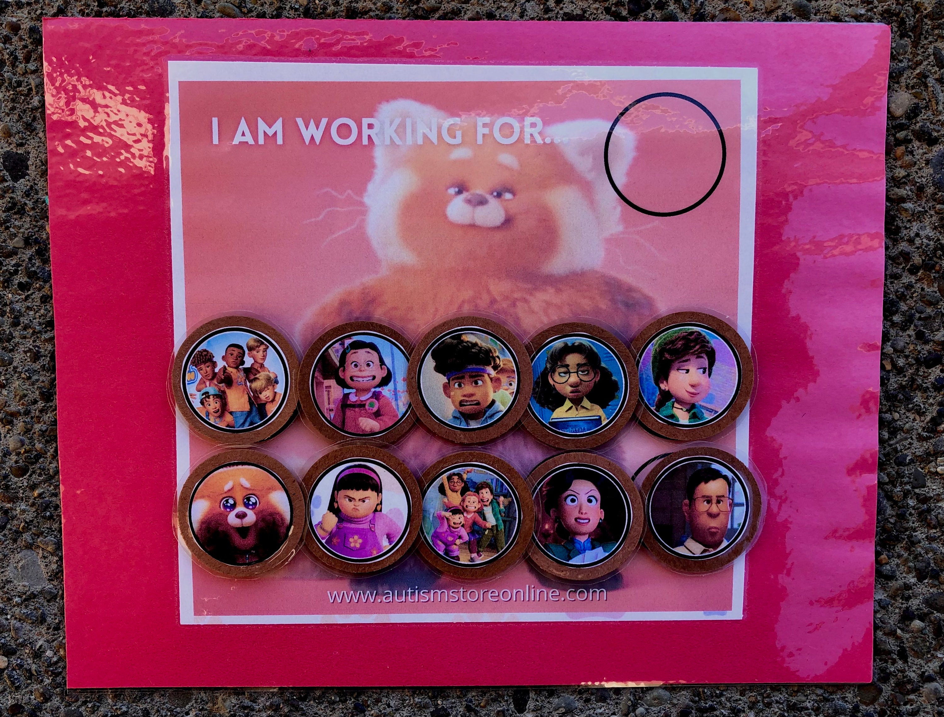 Turning Red Token Board, Token Economy, Token Chart, Positive ...