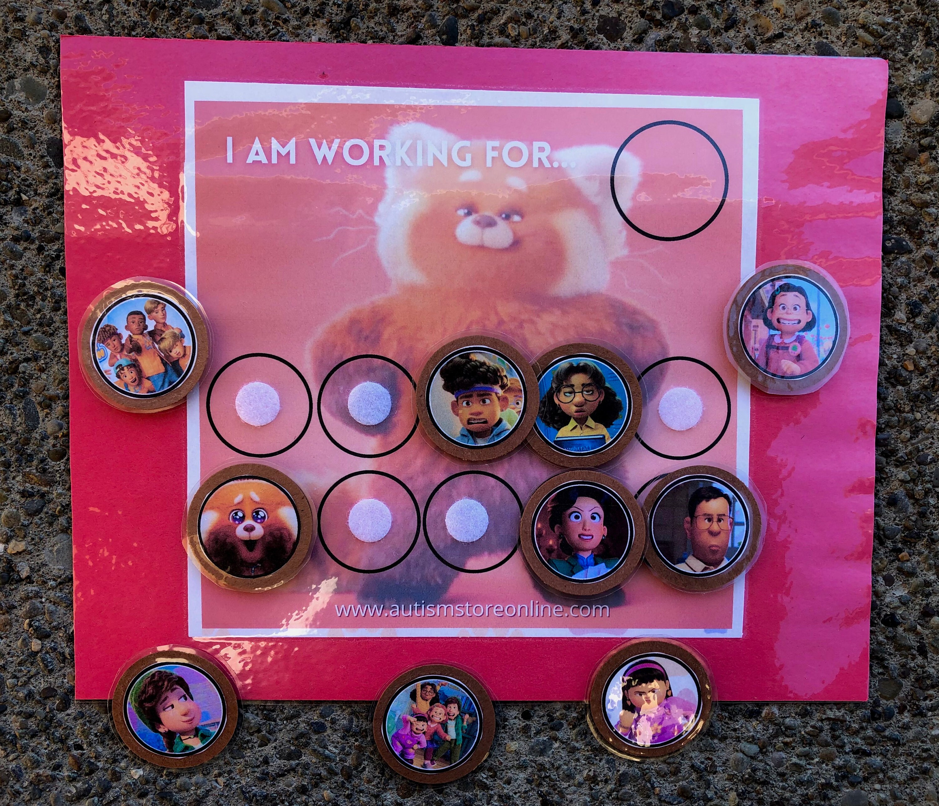 Turning Red Token Board, Token Economy, Token Chart, Positive ...