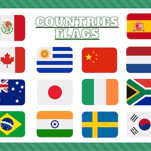 Countries Flags / Learning / Geography for Kids / Flags / Countries ...