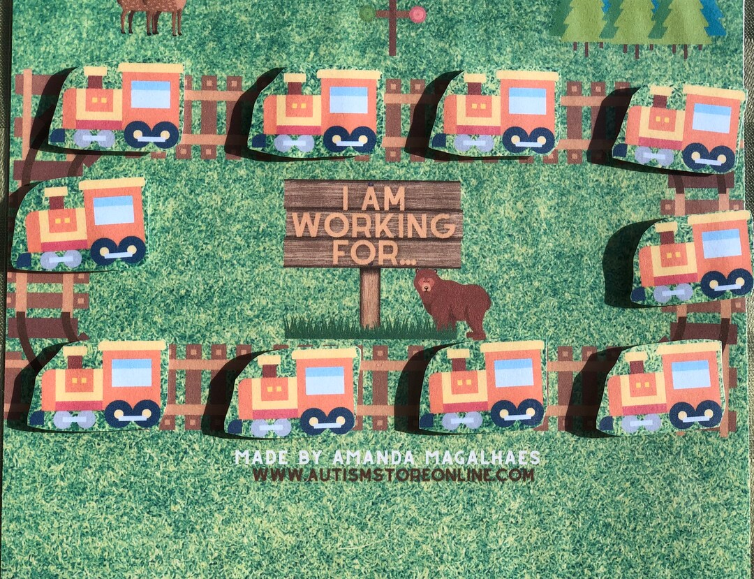 Token Board / Token System / Trains Token Board / Token Economy ...