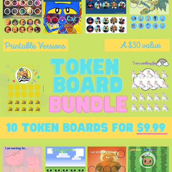 Sonic Token Board - Etsy