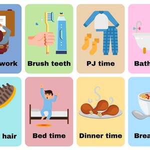 Visual Flashcards for Autism, Matching Activity, Speech Exercise, SPED ...