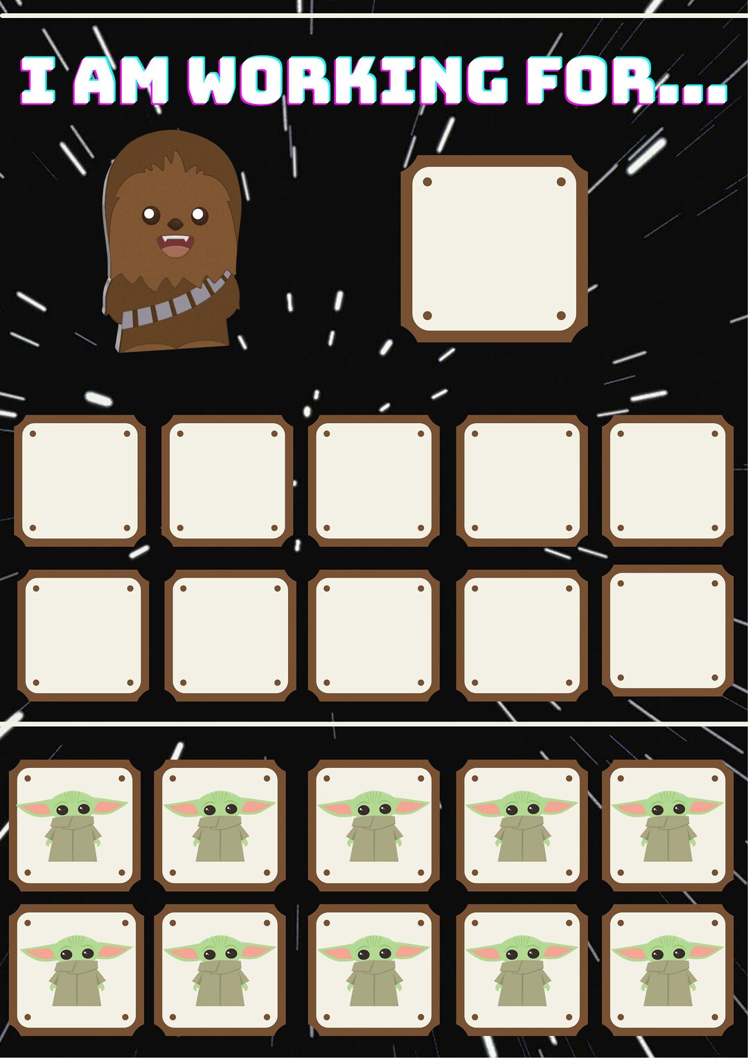 Token Reward Chart - Printable (download Only) - Etsy