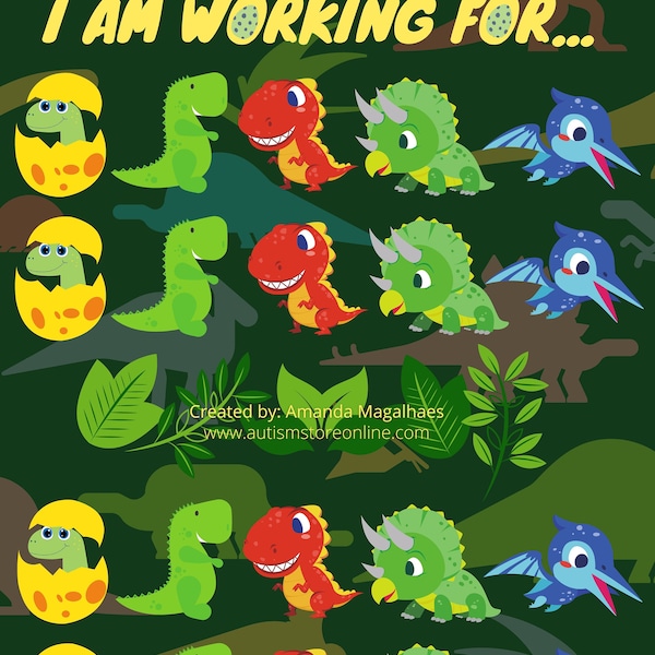 Dinosaur Token Board - Etsy