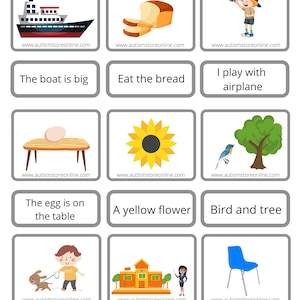Simple Reading Comprehension With Pictures / Reading / Autism / SPED ...