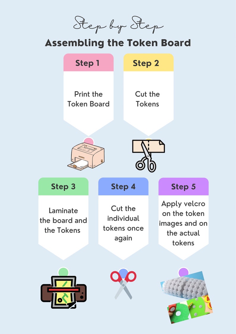 Token Board, Token Economy, Token Chart, Mario Token Board, 6 Tokens ...
