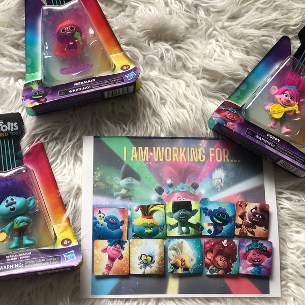 Trolls Potty Training Chart - Etsy