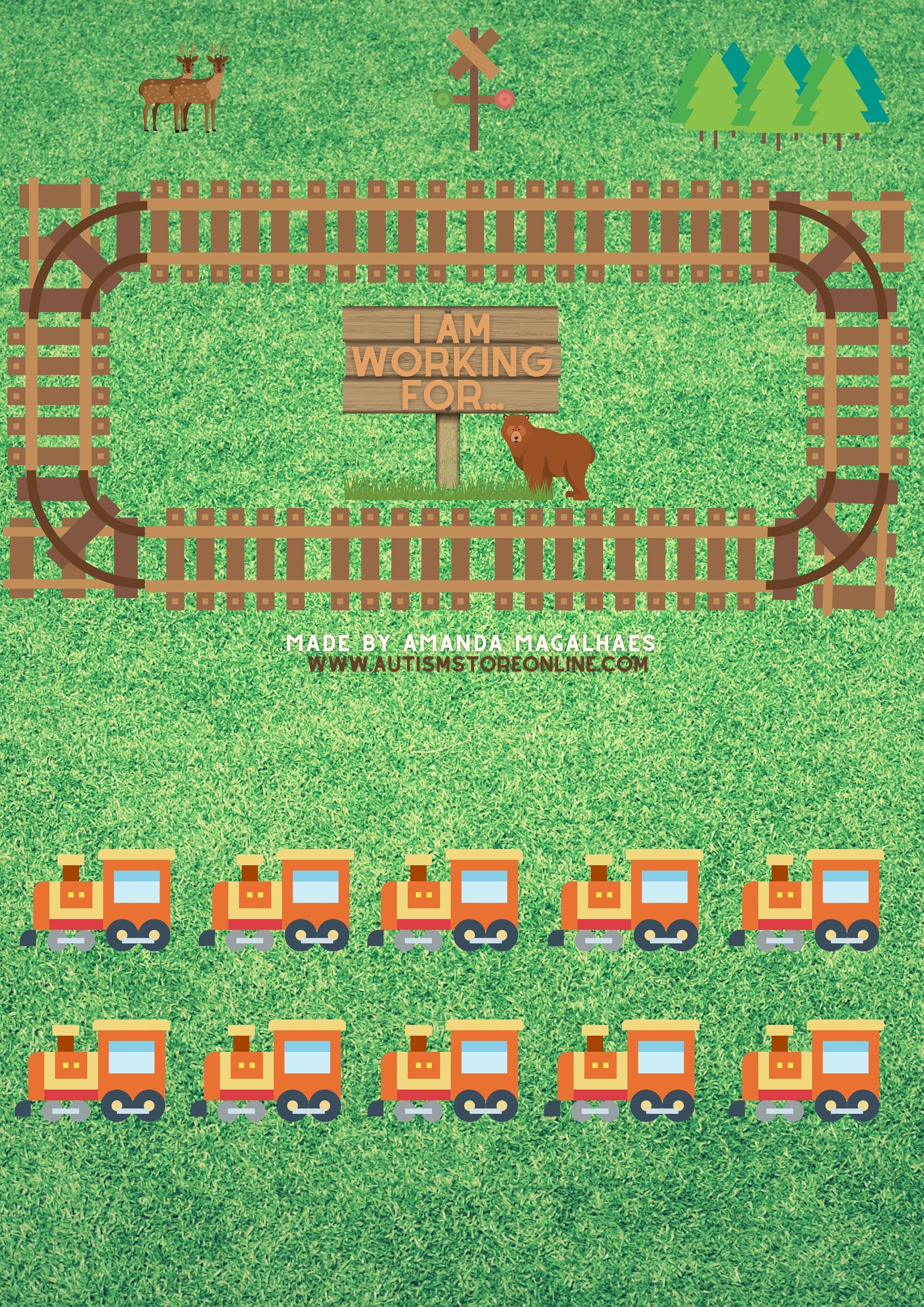 Trains Token Board, Token System, Token Economy, Token Chart ...