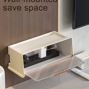 Wall Mounted Wifi Router Storage Box With Lid Router - Etsy Canada