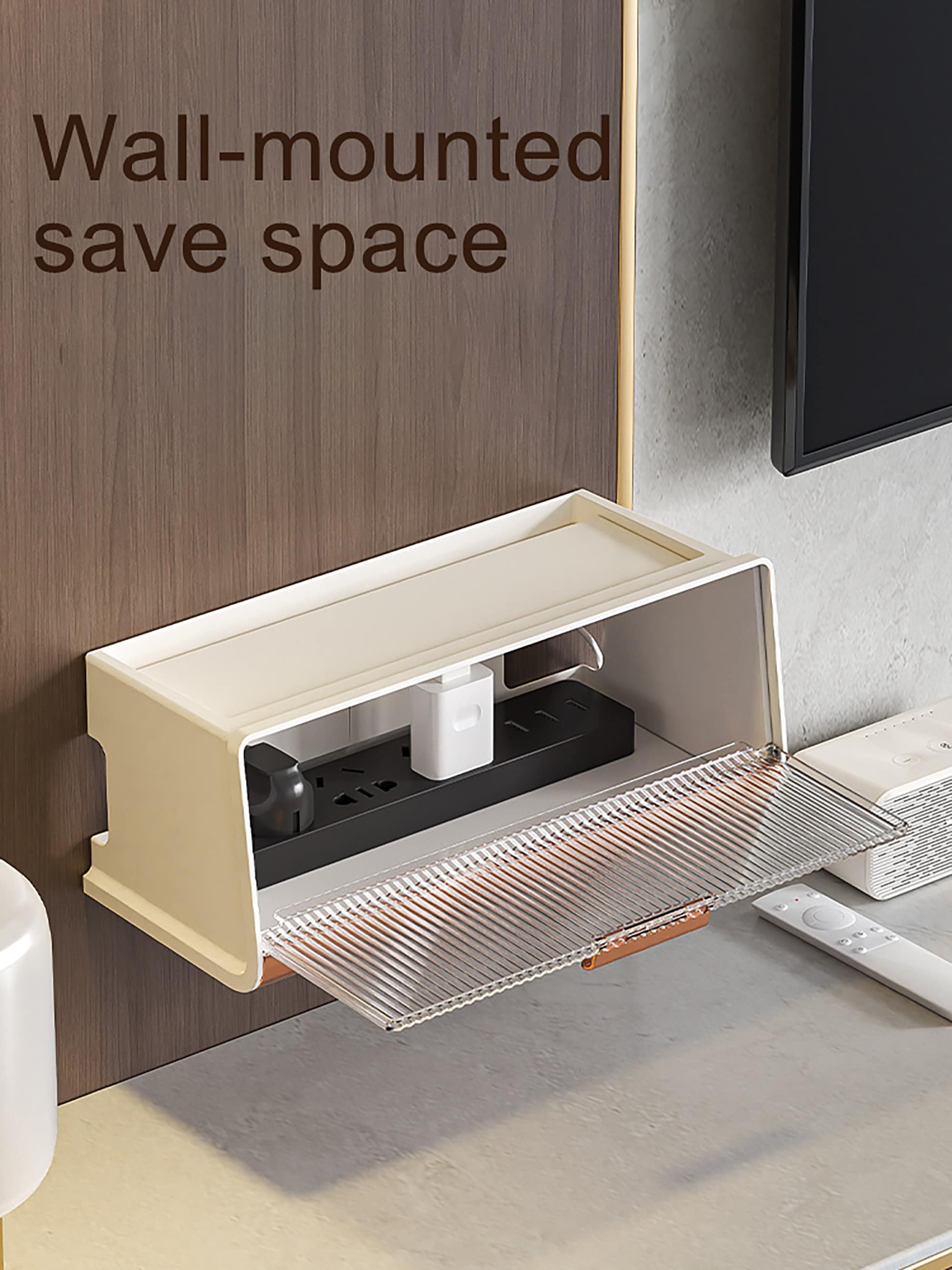 Wall Mounted Wifi Router Storage Box With Lid Router - Etsy Canada