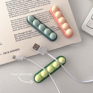 3 PCS Cute Bean Cable Organizer Cartoon Charging Cable - Etsy