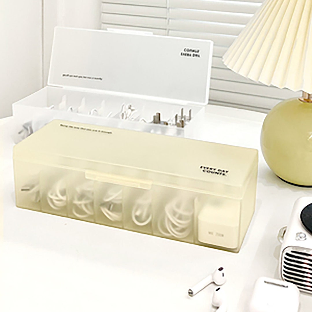 Minimalist Desktop Cable Box Wire Storage Box Cable - Etsy