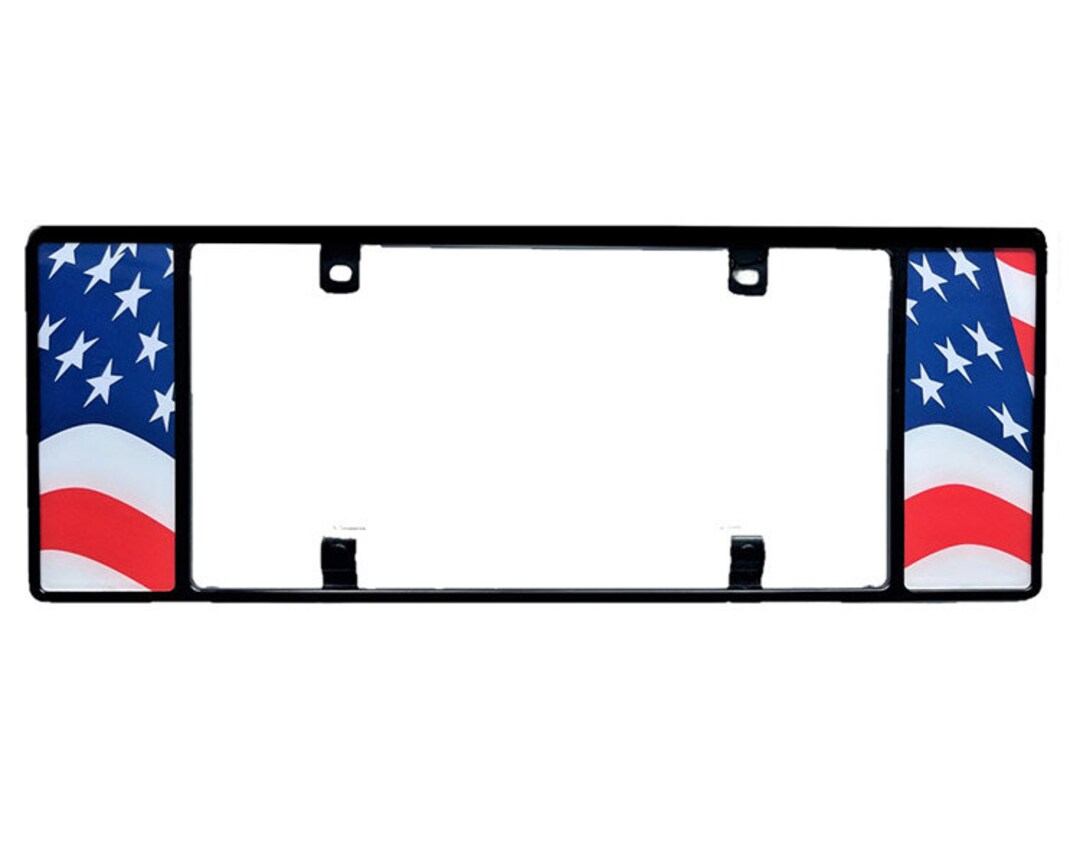 US Flag License Plate Picture Frame, Street Legal, UV Resistant - Etsy